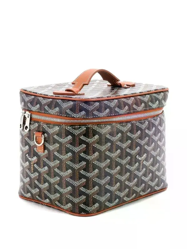 Goyard Muse Vanity Case Coated Canvas Pouch - Black