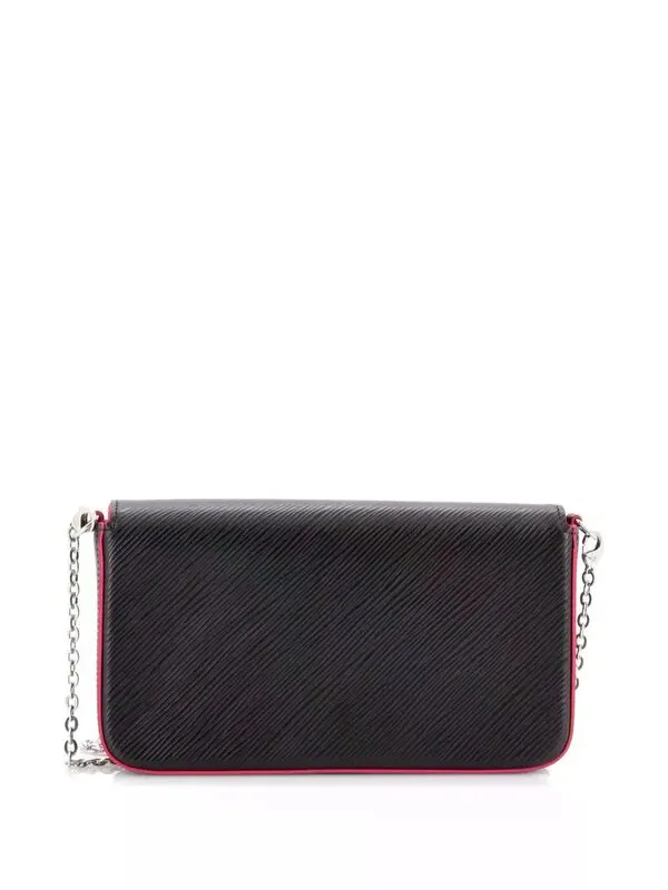 LOUIS VUITTON Felicie Pochette Epi Leather Crossbody Bag - Black