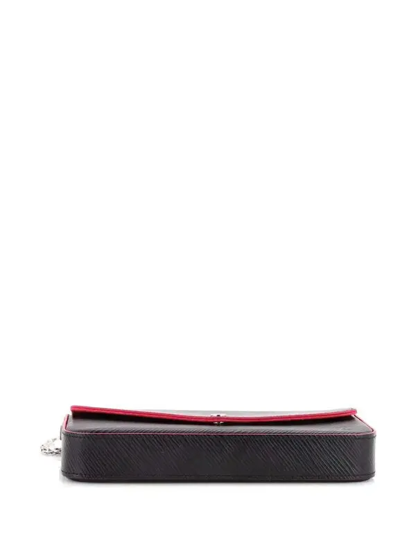 LOUIS VUITTON Felicie Pochette Epi Leather Crossbody Bag - Black