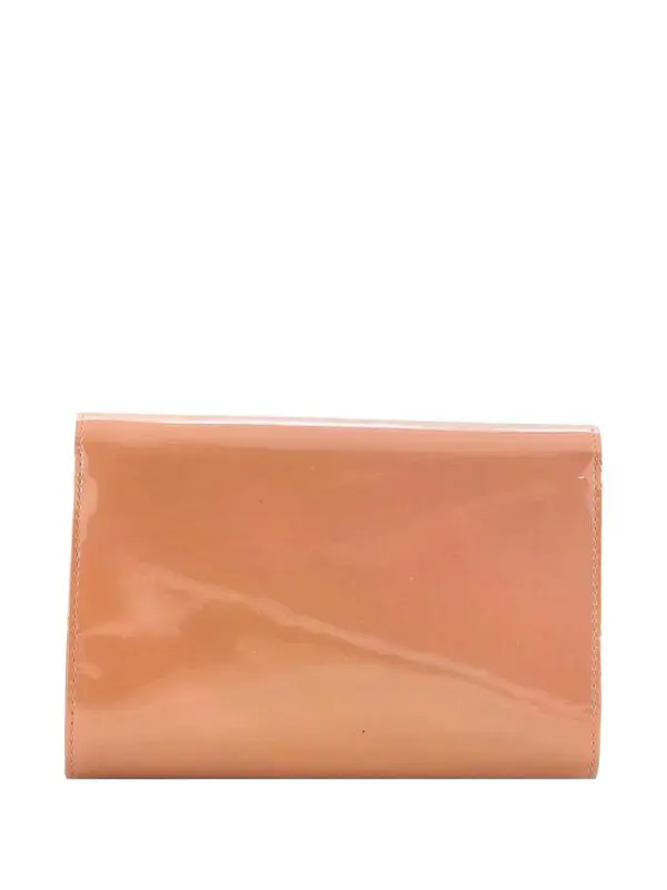 LOUIS VUITTON Louise Patent Mm Clutch Bag - Neutrals