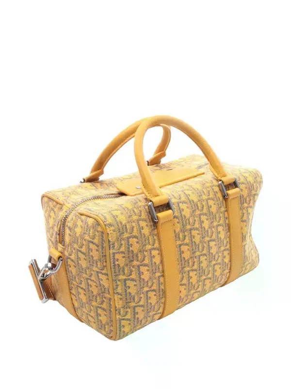 Dior Lingot 26 Oblique Jacquard Satchel - Yellow