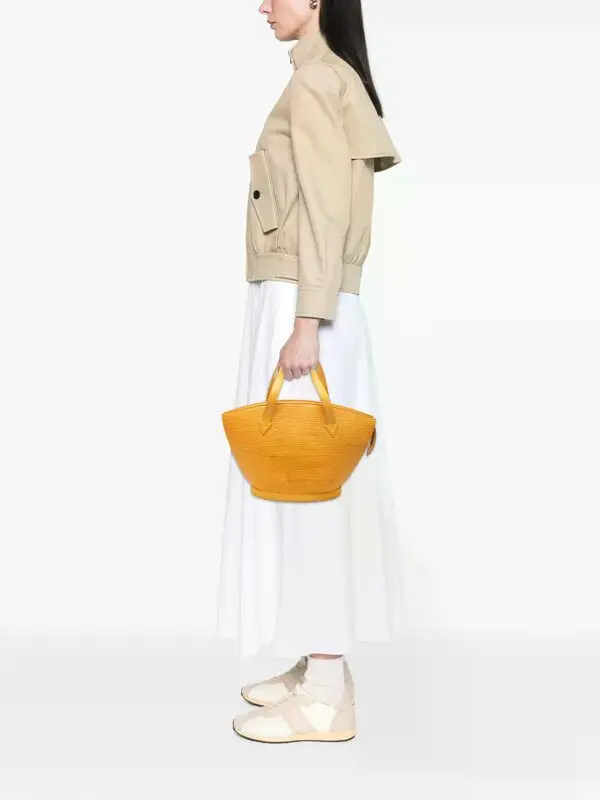 LOUIS VUITTON 1995 Epi Saint Jacques Pm Short Strap Handbag - Yellow