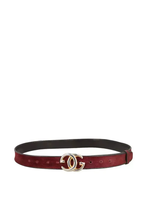 Gucci Logo-buckle Belt - Red