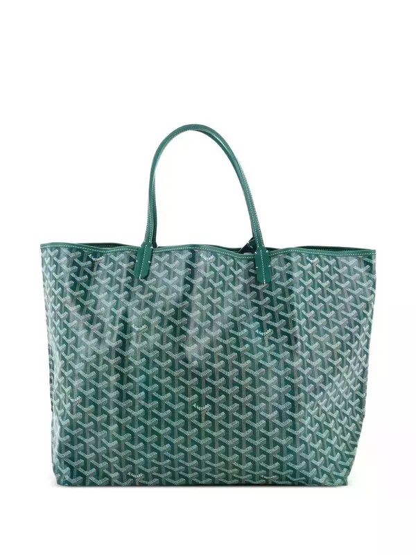 Goyard Saint Louis Coated Canvas Gm Tote Bag - Green