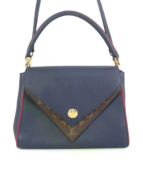 LOUIS VUITTON 2018 Monogram Double V Satchel
