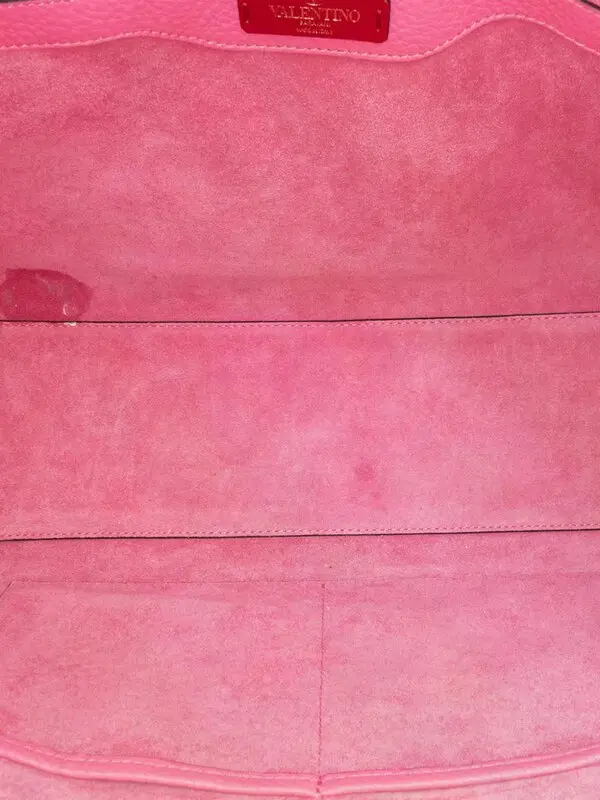 Valentino Garavani Leather Rockstud Tote Bag - Pink