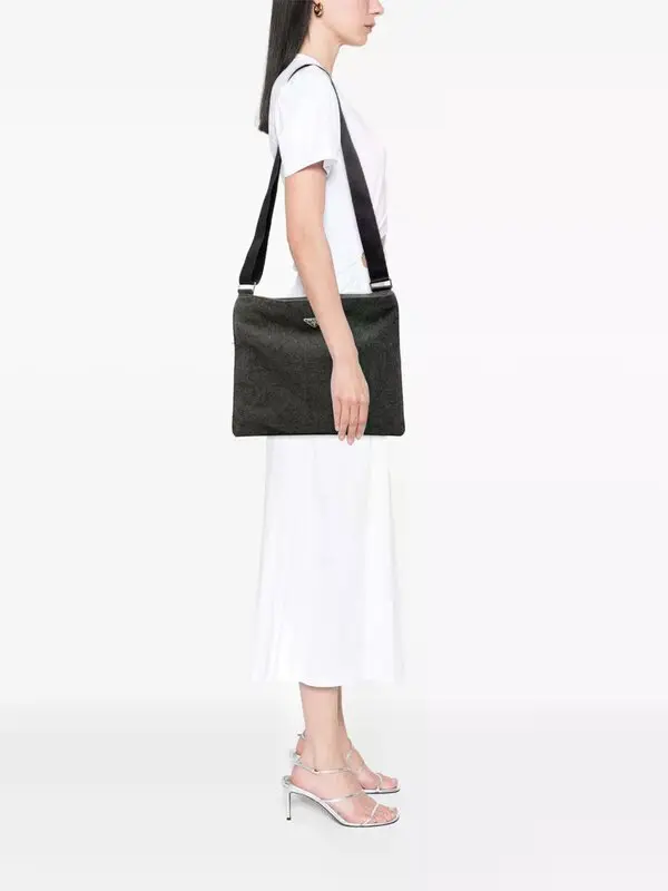 Prada Wool Crossbody Bag