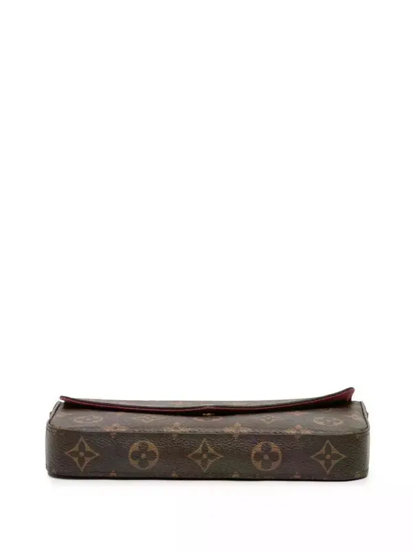 LOUIS VUITTON 2016 Monogram Pochette Felicie - Brown