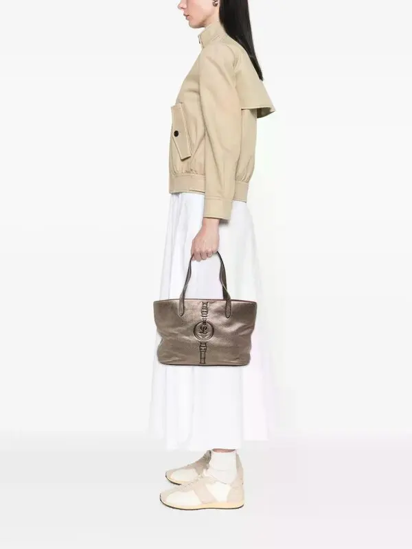 Loewe Metallic Leather Tote Bag