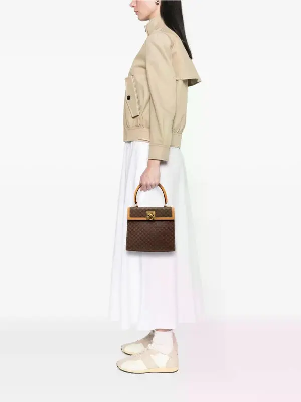 Celine 2013 Macadam Coated Canvas Handbag