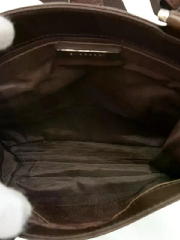 Burberry House Check Canvas Crossbody Bag - Brown
