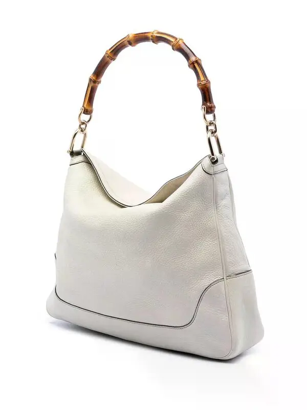 Gucci Bamboo Diana Satchel - White