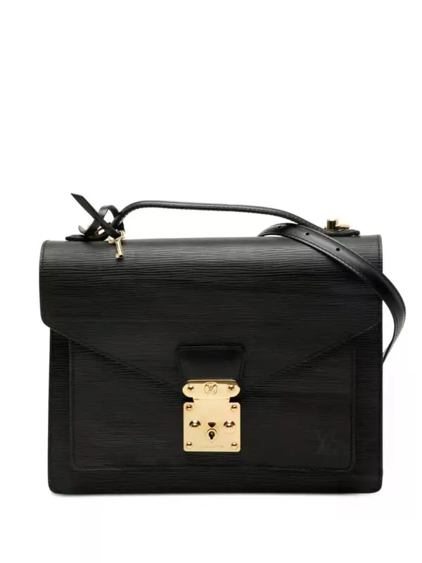 LOUIS VUITTON 2002 Epi Monceau 28 Satchel