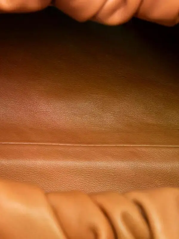 Bottega Veneta 2012-2025 Lambskin The Pouch Shoulder Bag - Brown