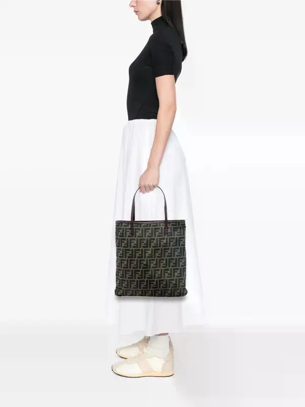 Fendi Zucca Canvas Tote Bag