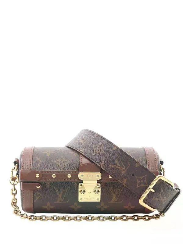 LOUIS VUITTON 2021-2026 Monogram Papillon Trunk Satchel - Brown