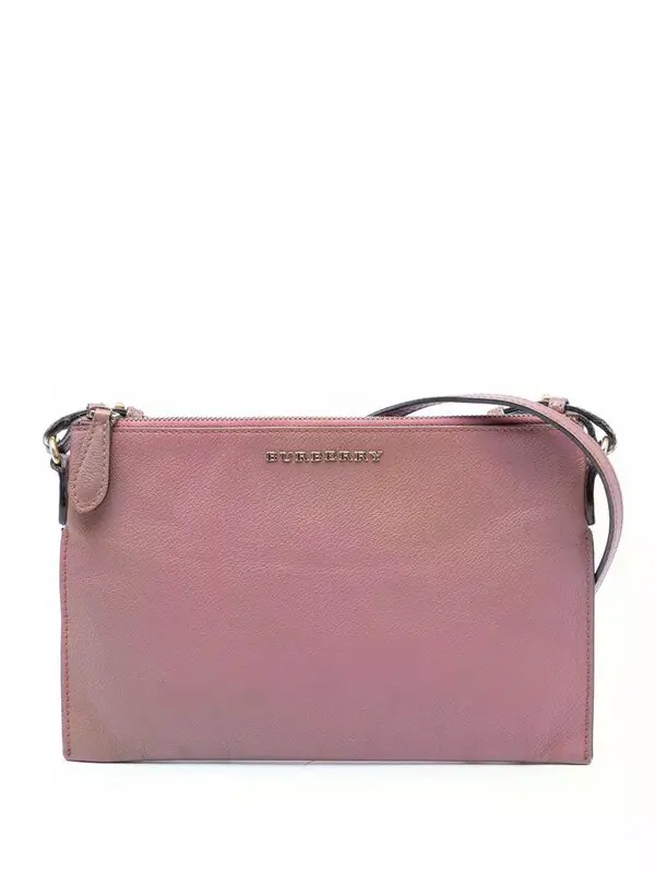 Burberry 2000-2017 Leather Peyton Crossbody Bag - Pink