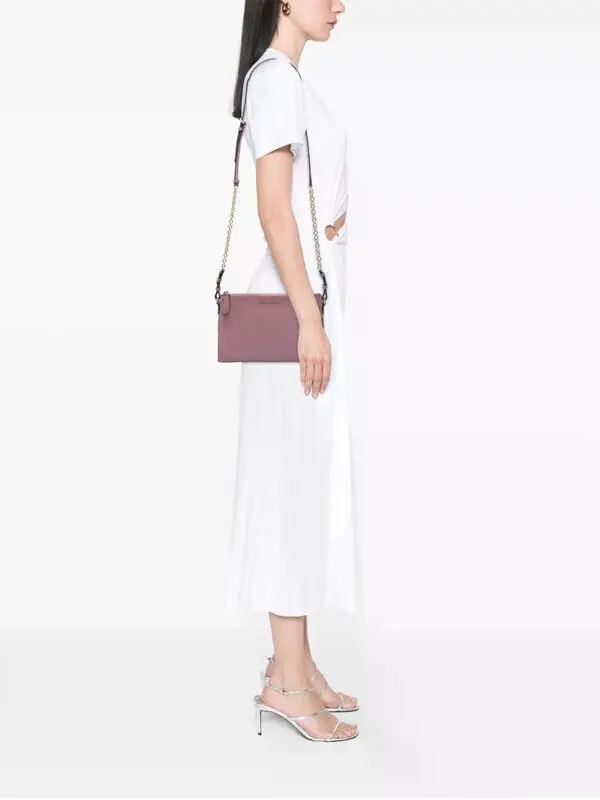 Burberry 2000-2017 Leather Peyton Crossbody Bag - Pink