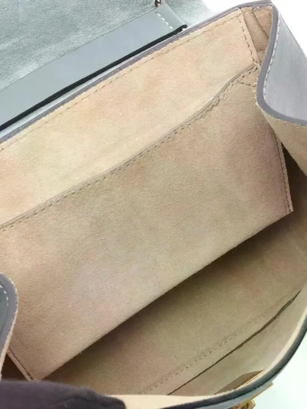 Chloé Small Suede And Calfskin Drew Crossbody Bag
