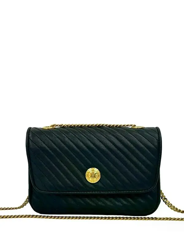 Celine 2008 Quilted Leather Flap Crossbody Bag
