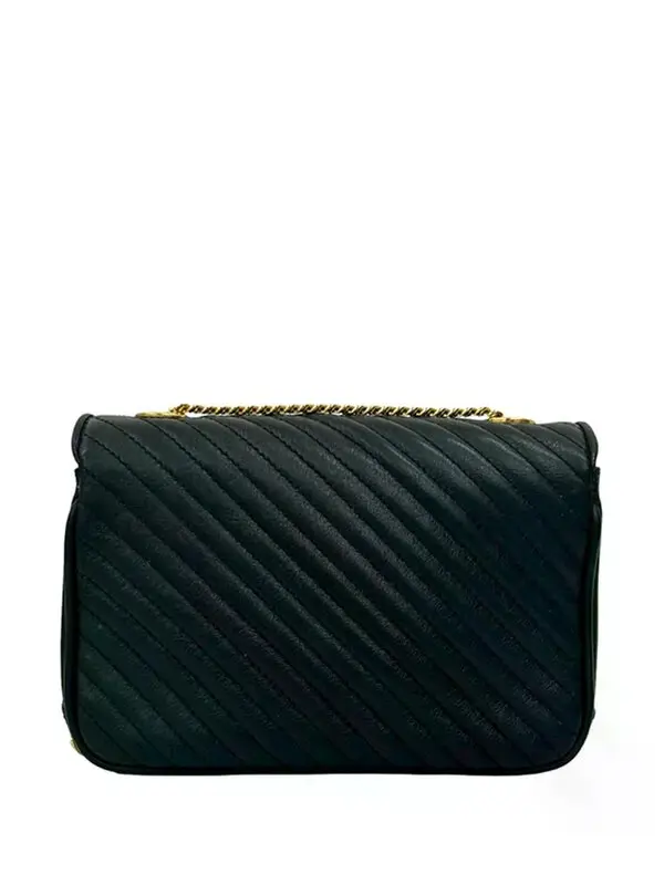 Celine 2008 Quilted Leather Flap Crossbody Bag