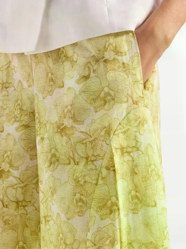 GENNY Floral Print Muslin Trousers