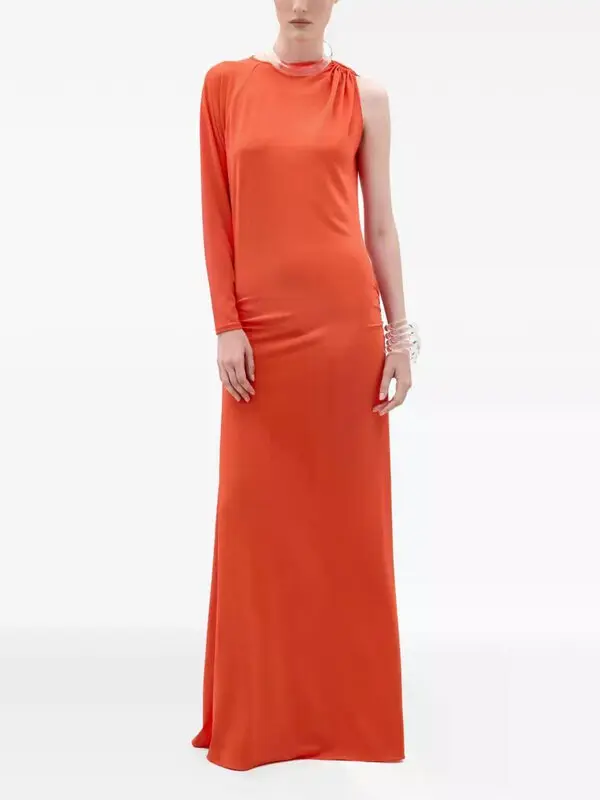 silvia tcherassi evening dresses SILVIA TCHERASSI | Women's | Muriel Dress | BEIGE BURGUNDY GOWN