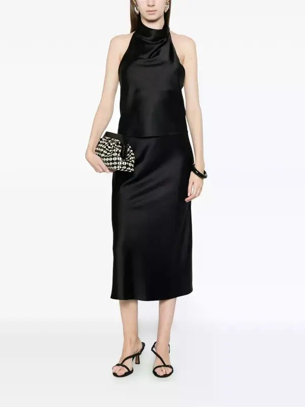 Imperial Halterneck Top - Black