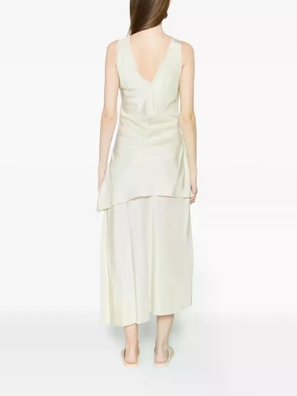 Barena Venezia Nova V-neck Asymmetric Dress