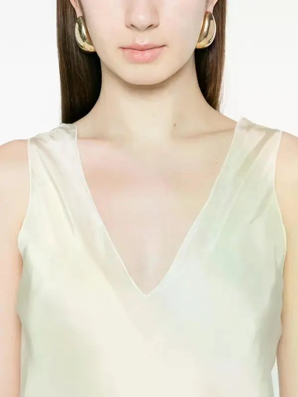 Barena Venezia Nova V-neck Asymmetric Dress
