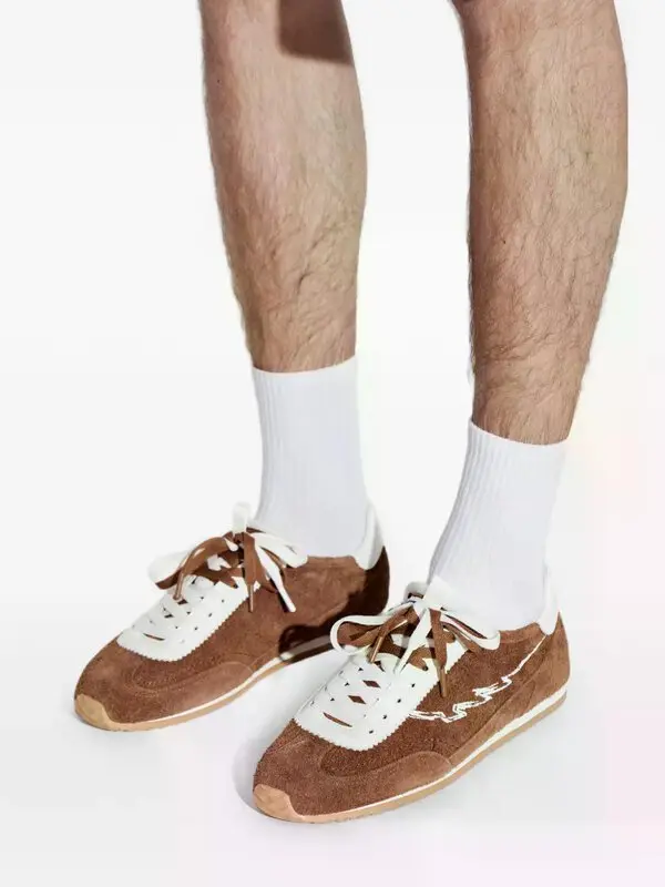 ENTERPRISE JAPAN Panelled Sneakers - Brown