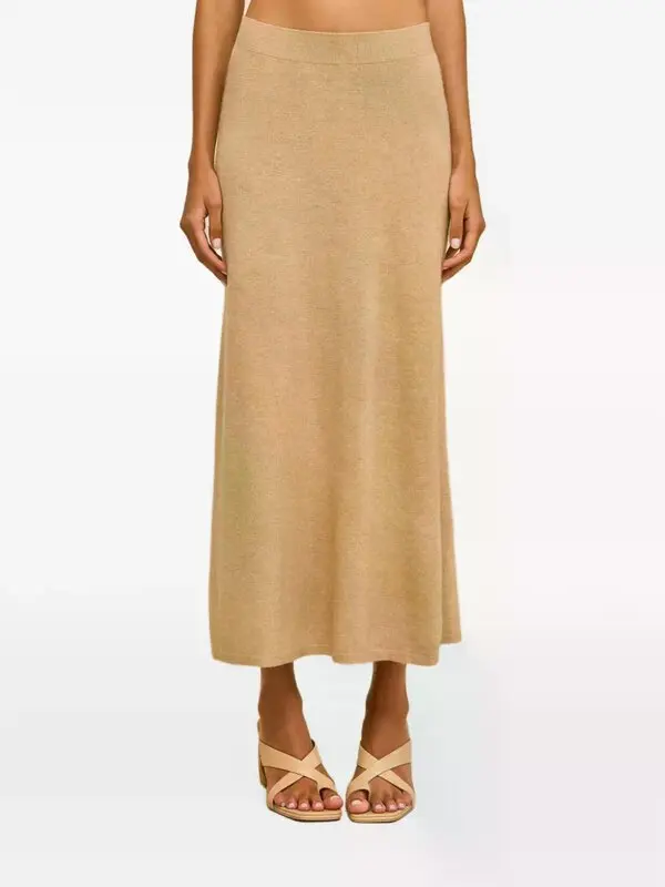Cult Gaia Infinity Knitted Skirt - Neutrals