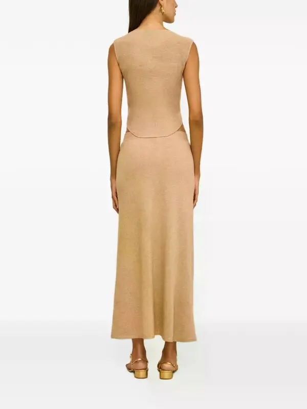 Cult Gaia Infinity Knitted Skirt - Neutrals