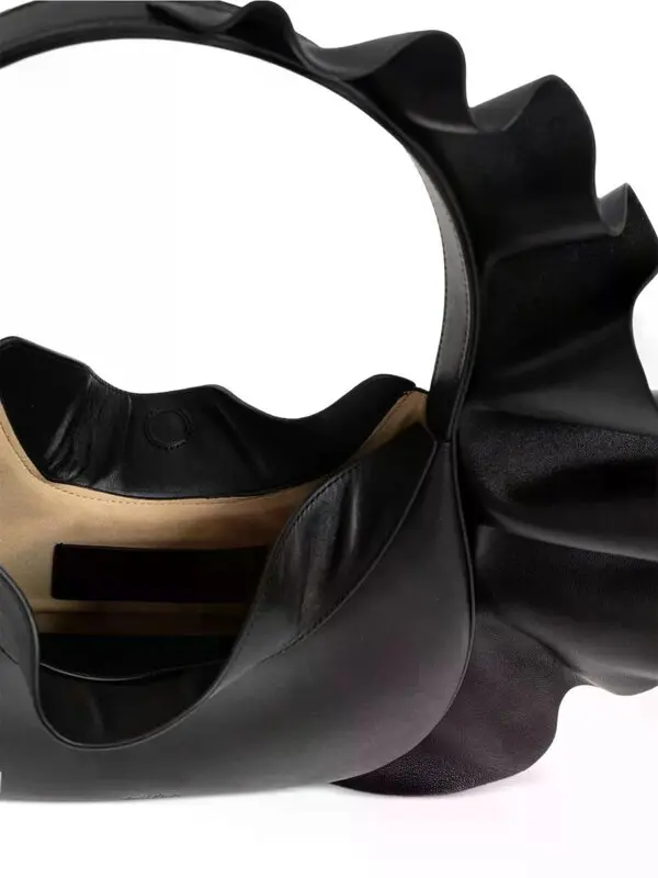 Cult Gaia Ruffled Hobo Bag