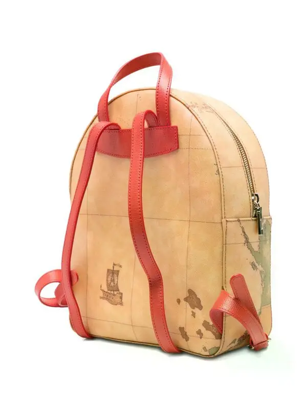 ALVIERO MARTINI 1° CLASSE Map-print Backpack