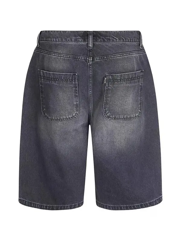 ARTE ANTWERP Round Pocket Denim Shorts - Grey