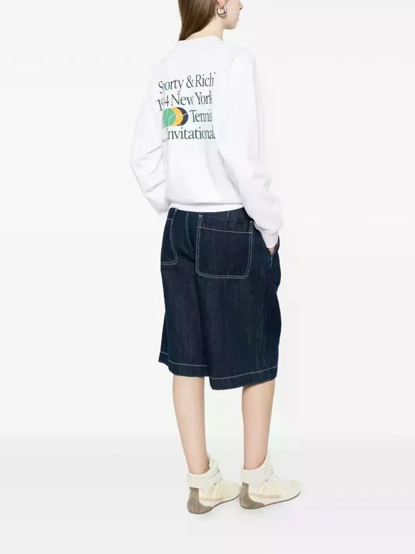 Sporty & Rich Invitational Crew-neck Sweatshirt