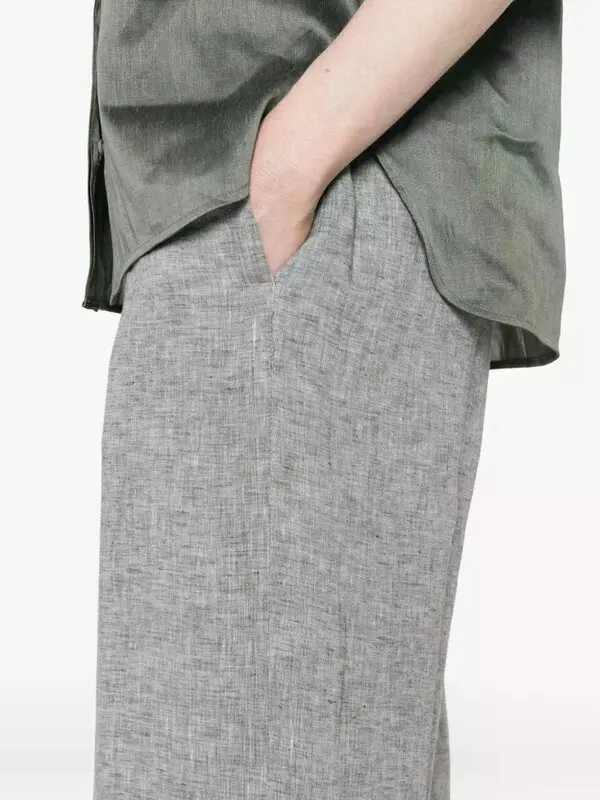 Peserico Elasticated-waistband Trousers - Grey