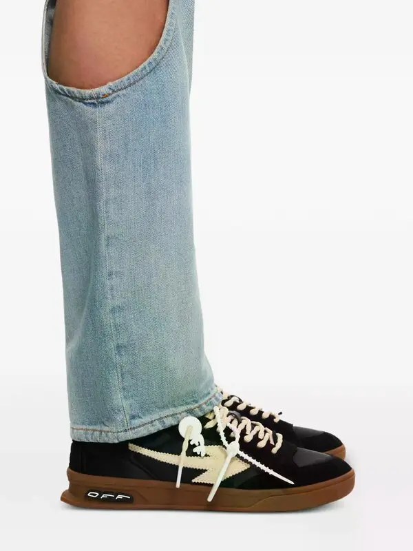 Off-White Slim Lace-up Sneakers - Black