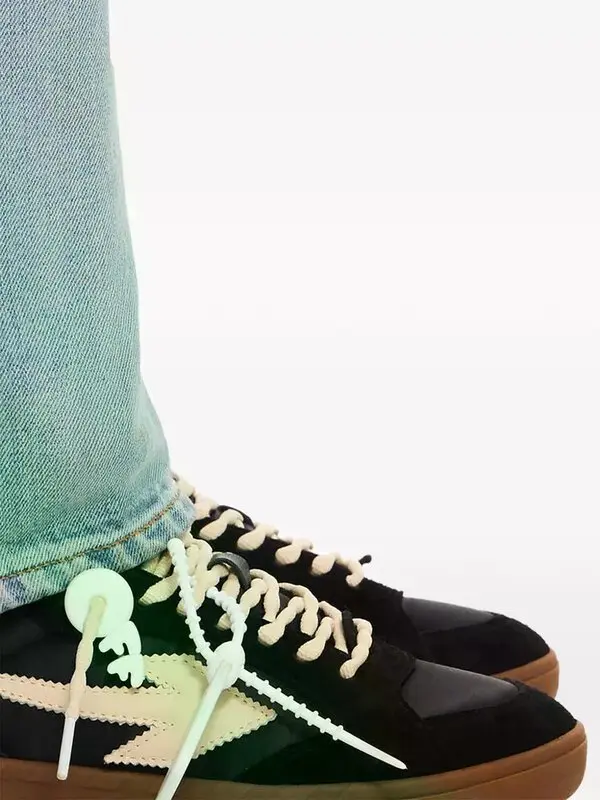 Off-White Slim Lace-up Sneakers - Black