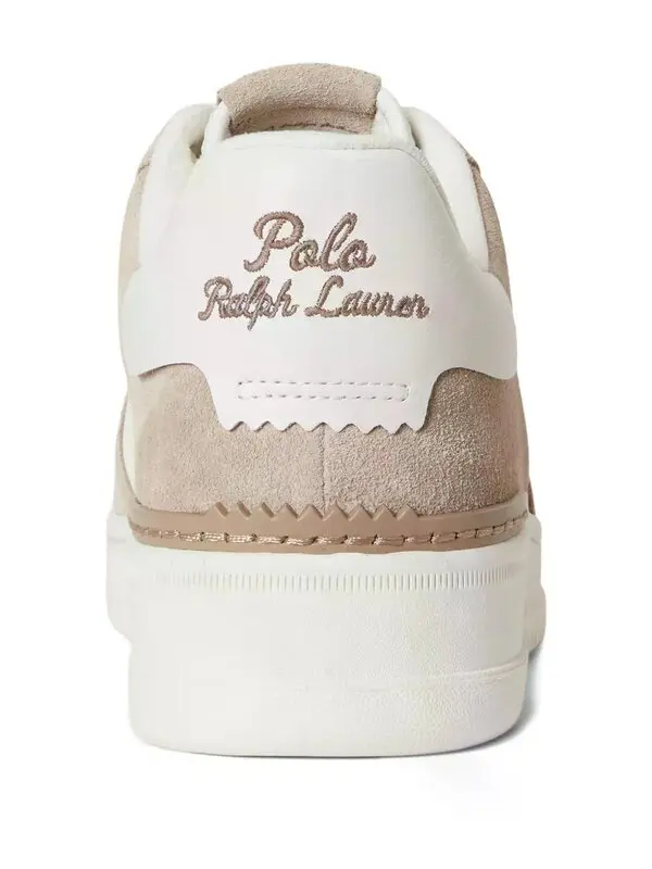 Polo Ralph Lauren Masters Court Leather Sneakers - Neutrals