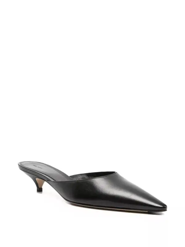 THE ROW Liisa Kitten Pointed Mules
