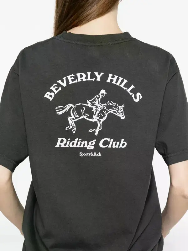 Sporty & Rich Bh Riding Club Graphic T-shirt