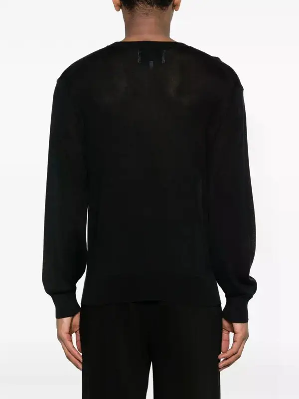 SEVEN GAUGE Crew-neck Sweater - Black