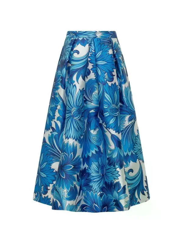 LUNATICA MILANO Floral Pleated Skirt