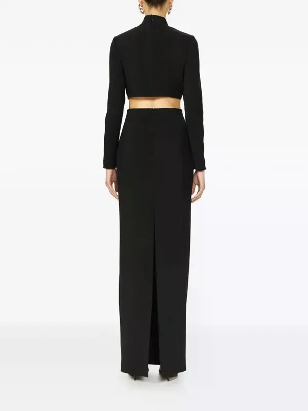 Costarellos Nelle Cropped Turtleneck Blouse
