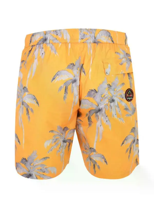 MAUNA KEA Palm-print Boardshorts - Orange