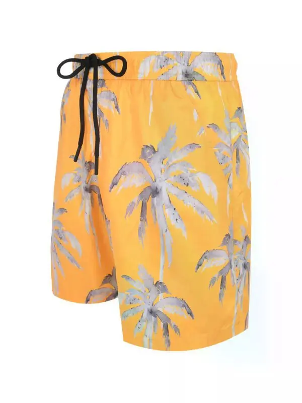 MAUNA KEA Palm-print Boardshorts - Orange