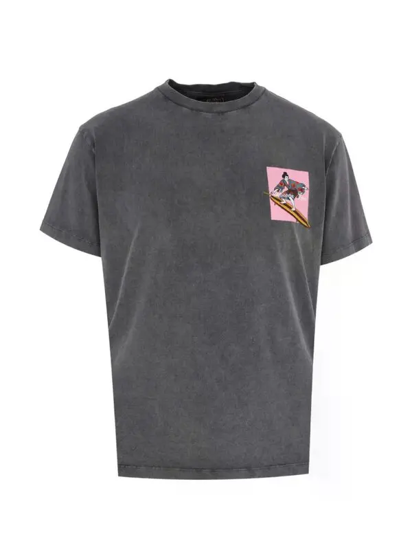 MAUNA KEA Samurai-graphic T-shirt - Grey