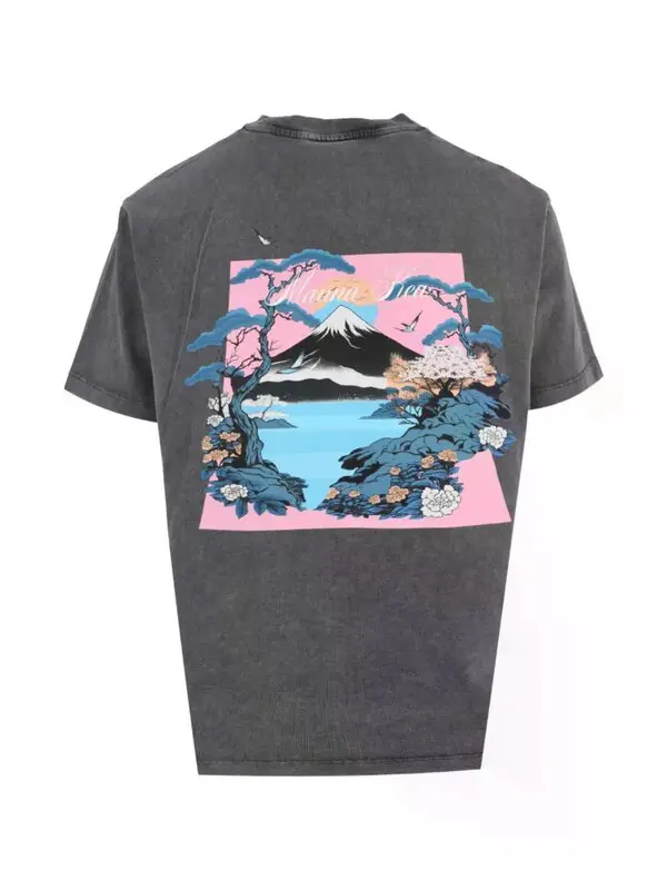 MAUNA KEA Samurai-graphic T-shirt - Grey